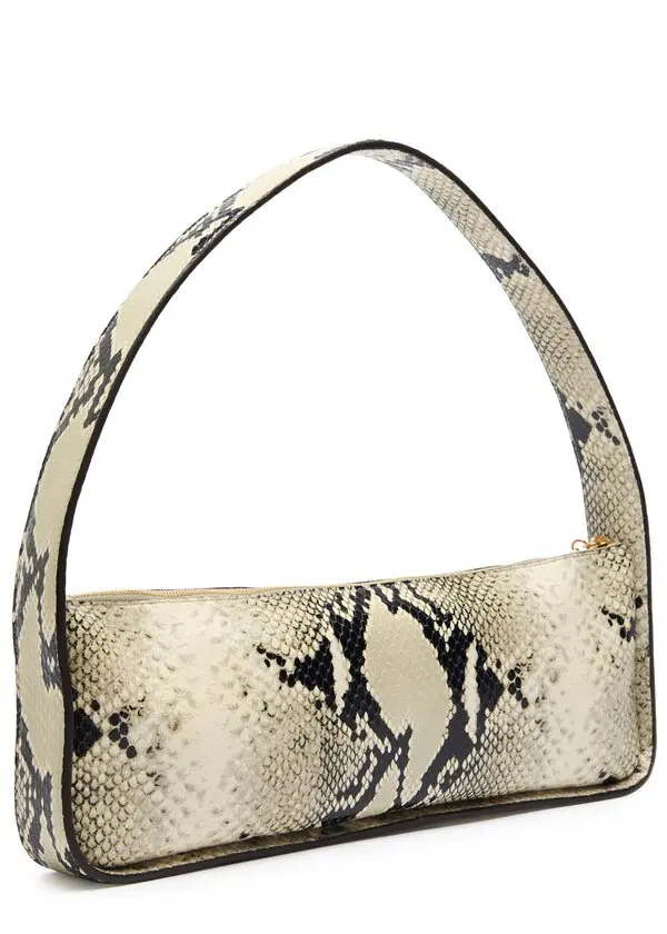 Khaite Lori Python-effect Shoulder Bag