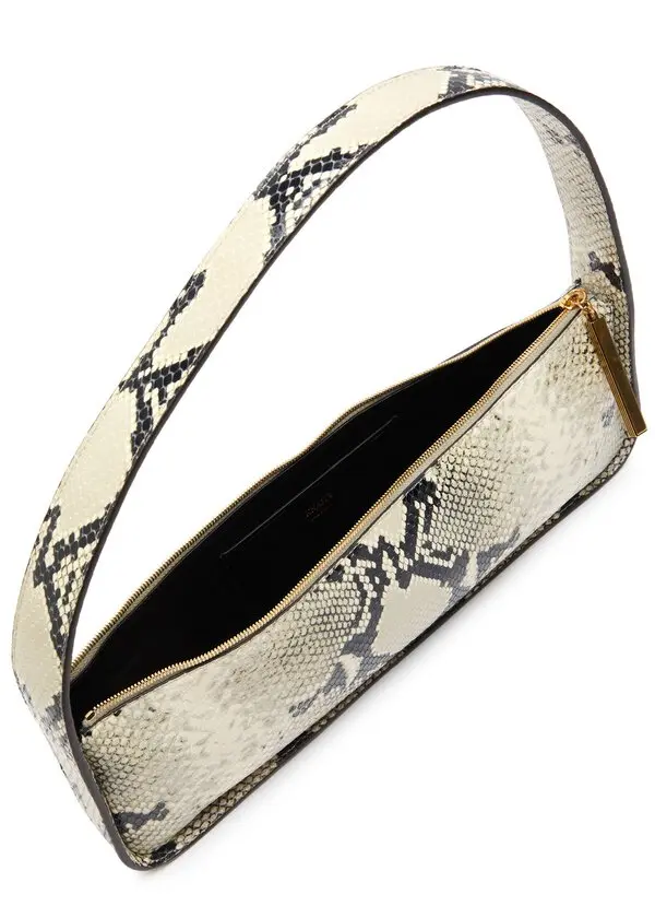 Khaite Lori Python-effect Shoulder Bag