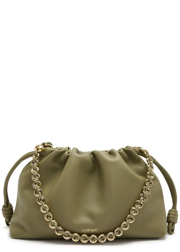 Loewe Flamenco Medium Leather Clutch