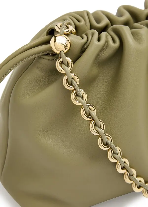 Loewe Flamenco Medium Leather Clutch