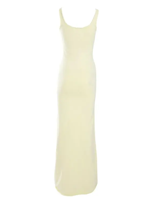 white christmas dresses Sage Green Cotton A-Line Dress with Floral Embroidery main image 0
