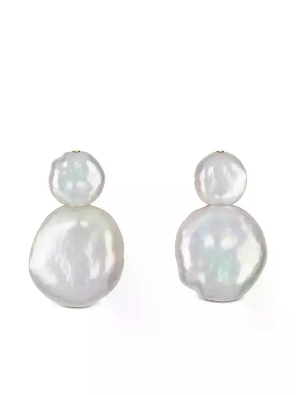 JENNIFER BEHR Rita Pearl Earrings - White