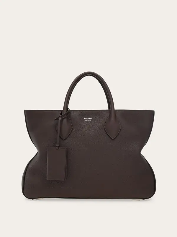 FERRAGAMO Star Shaped Tote Bag - Brown