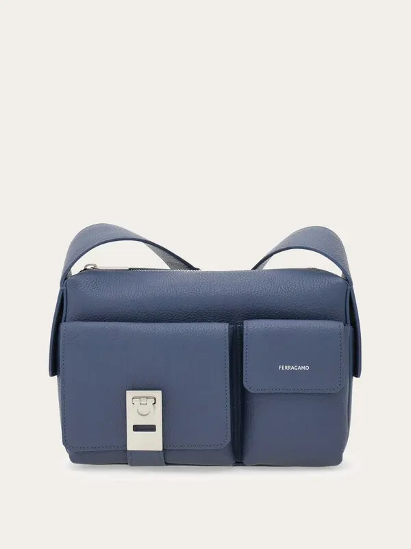 FERRAGAMO Utility Crossbody Bag - Blue