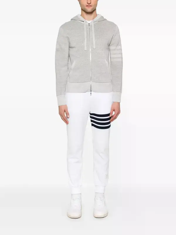 Thom Browne 4-bar Stripe Zip-up Hoodie