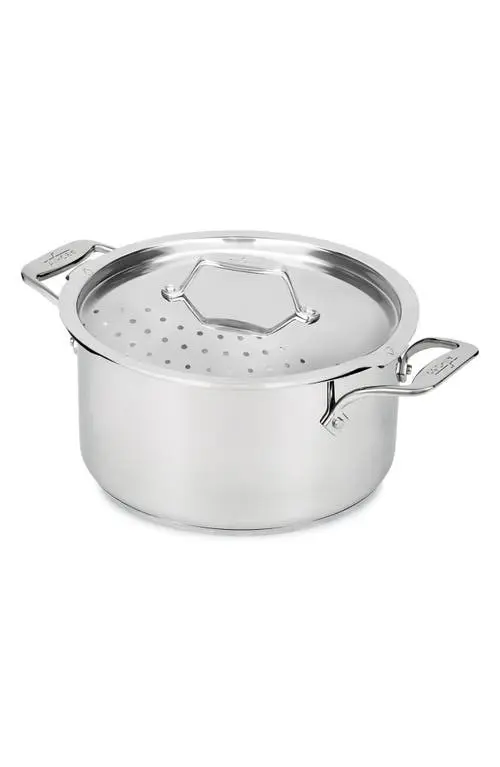 ALL-CLAD Simply Strain 6-quart Multipot With Strainer Lid - Silver