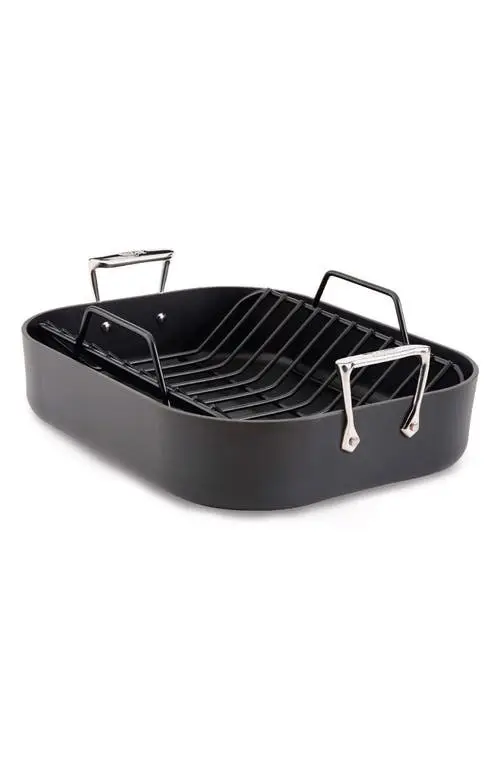 ALL-CLAD Ha-1 Expert Hard Anodized Nonstick Roaster With Rack - Black