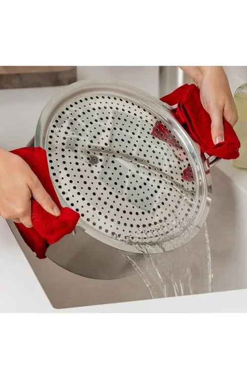 ALL-CLAD D5 8-quart Stock Pot With Splatter Guard Lid