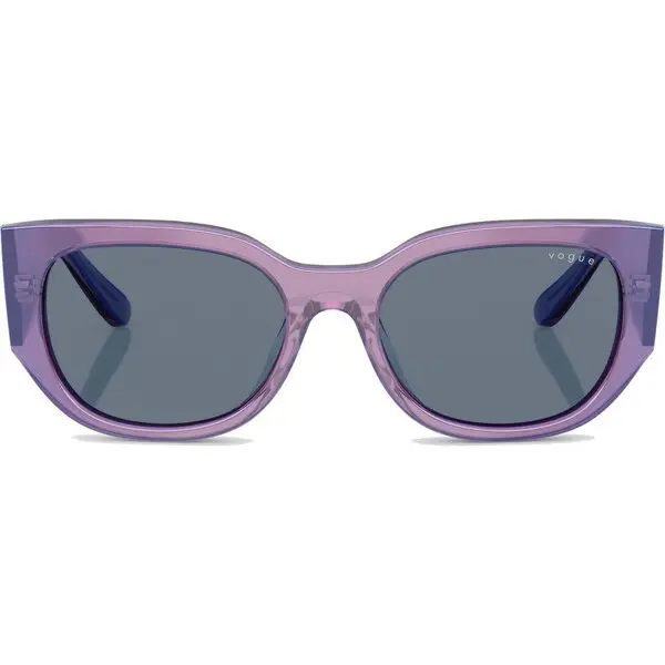 VOGUE 53mm Irregular Sunglasses - Purple