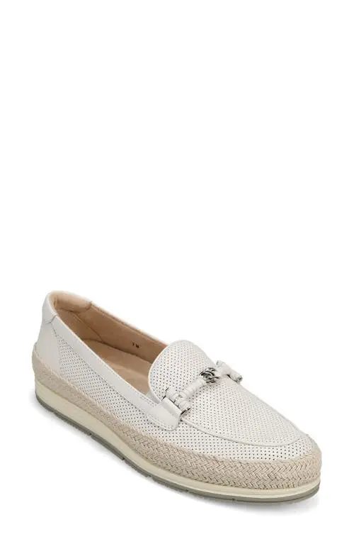 Vaneli Quarzi Bit Platform Loafer - White