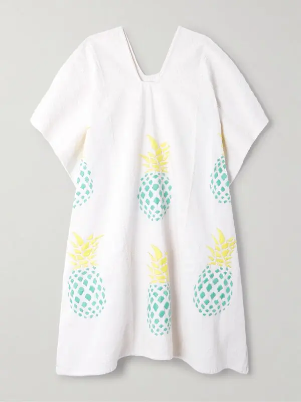 PIPPA HOLT Embroidered Cotton Huipil - White