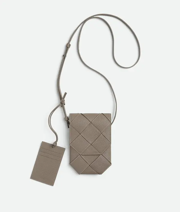 Bottega Veneta Diago Phone Pouch - Limestone/natural