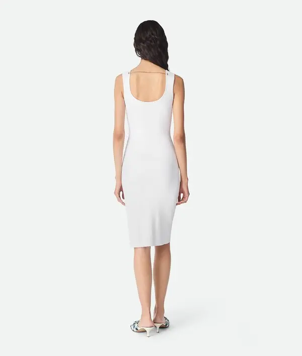 Bottega Veneta Compact Viscose Midi Dress
