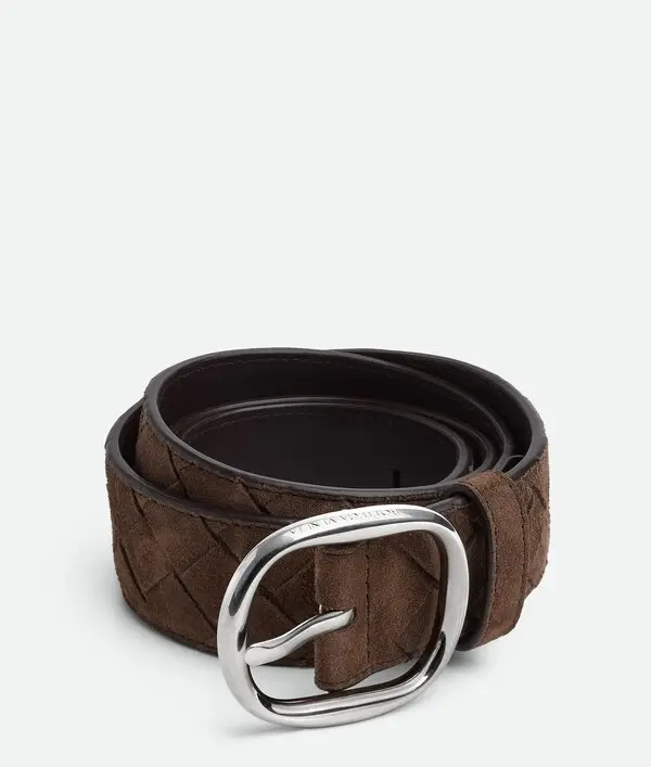 Bottega Veneta Intrecciato Belt - Fondant
