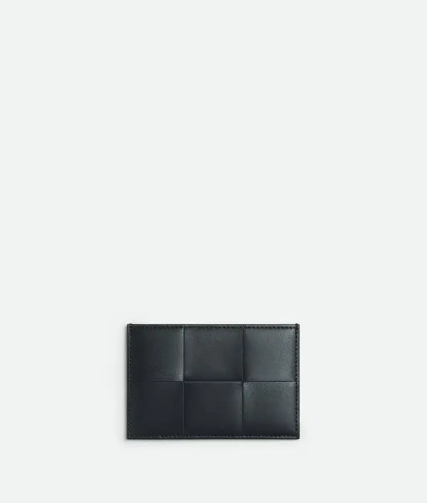 BOTTEGA  VENETA Cassette Credit Card Case - Ardoise/cypress