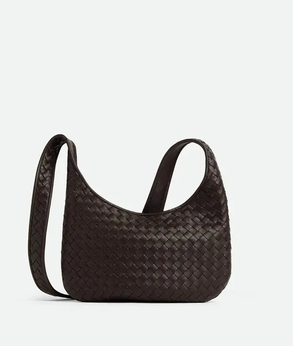 BOTTEGA  VENETA Small Veneto Intrecciato Nappa Leather Cross-body Bag - Fondant
