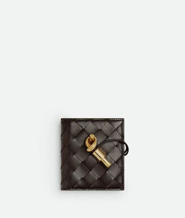 BOTTEGA  VENETA Andiamo Flap Card Case - Fondant