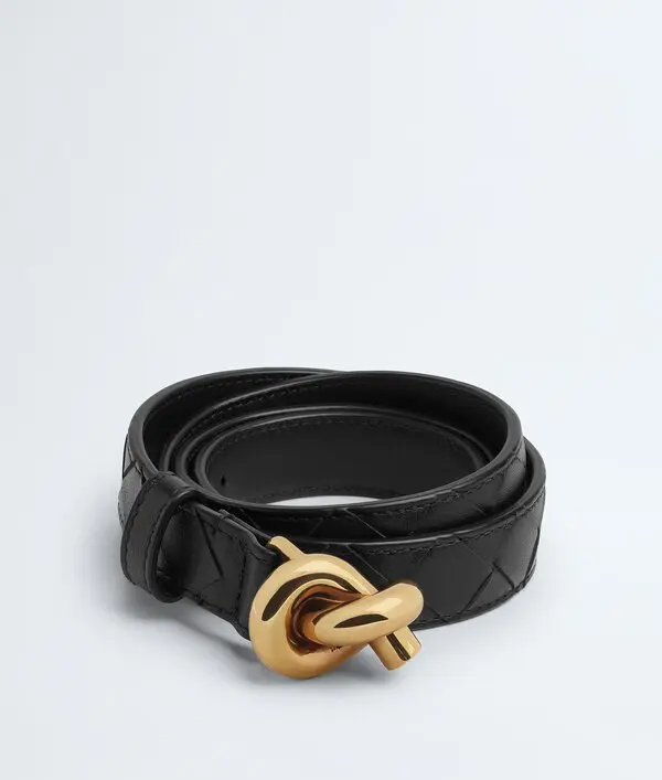 Bottega Veneta Knot Belt - Black