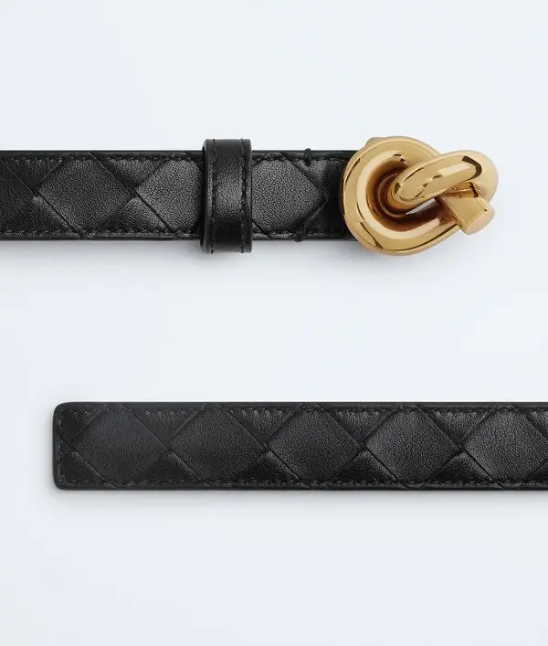 Bottega Veneta Knot Belt - Black