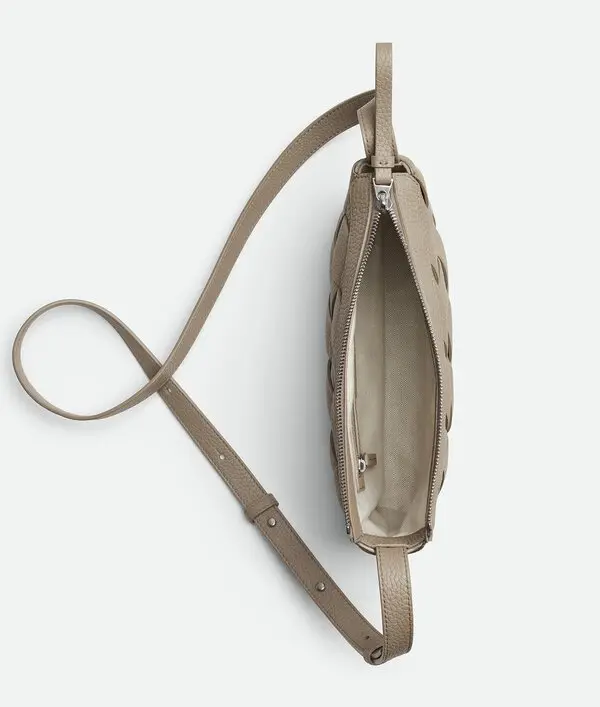 Bottega Veneta Diago Zipped Messenger - Limestone