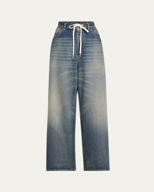 MAISON MARGIELA Five-pocket Wide-leg Jeans