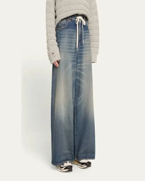 MAISON MARGIELA Five-pocket Wide-leg Jeans