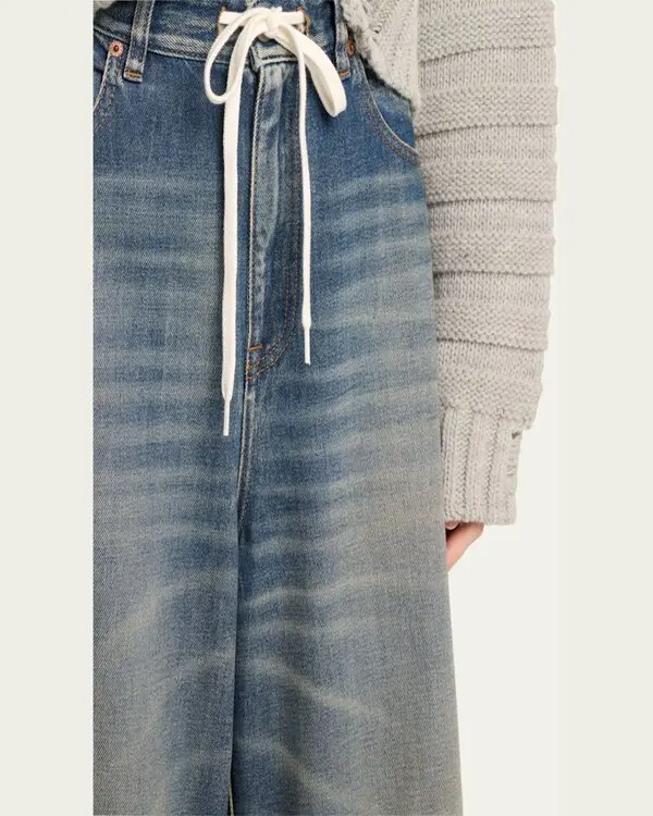MAISON MARGIELA Five-pocket Wide-leg Jeans