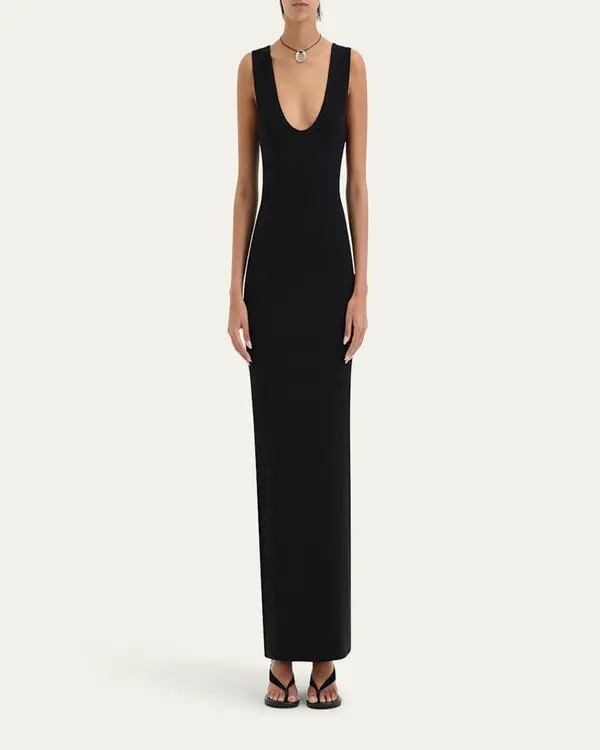 SIR. Chiara Scoop-neck Maxi Dress