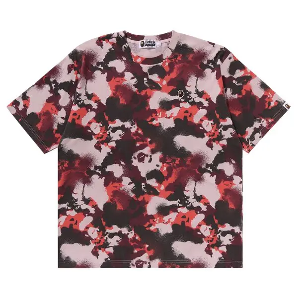 A BATHING APE Map Camo Ape Head One Point Relaxed Fit Tee