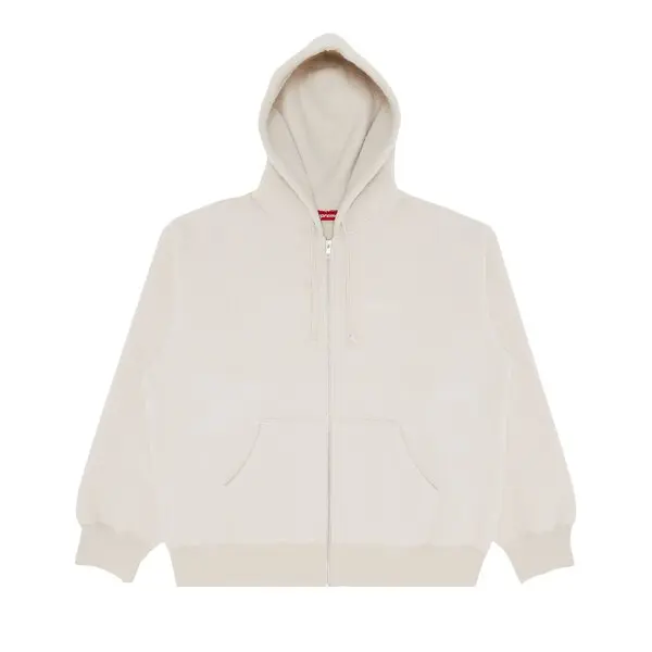 Supreme Pilled Zip Up Hooded Sweatshirt
