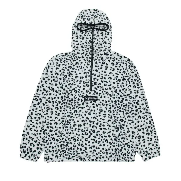 Supreme Polartec Facemask Half Zip Hooded Sweatshirt - Multicolor