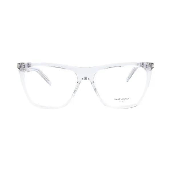 Saint Laurent Cat Eye Frame Eyeglasses - Grey