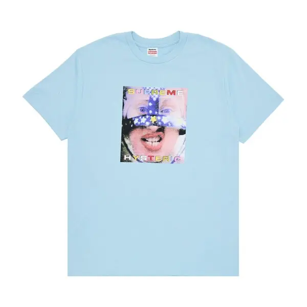 Supreme X Hysteric Glamour Headcase Tee 'powder - Blue