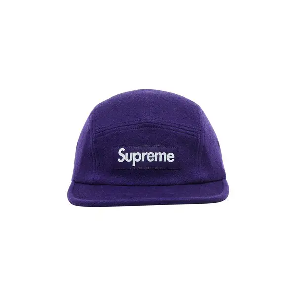 Supreme Wool Camp Cap - Purple