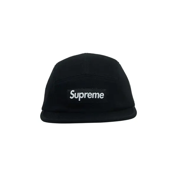Supreme Wool Camp Cap - Black