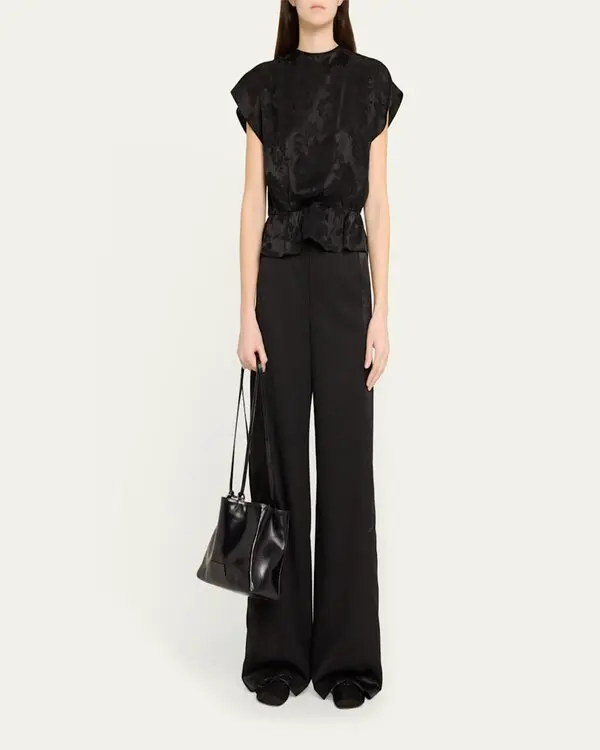 MAISON MARGIELA Numeric East-west Leather Tote Bag