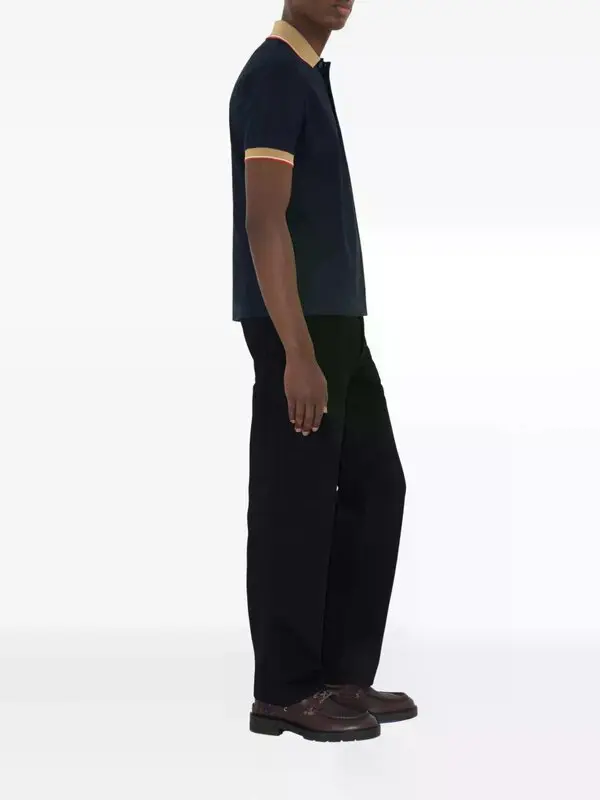Burberry Cotton Polo Shirt - Blue