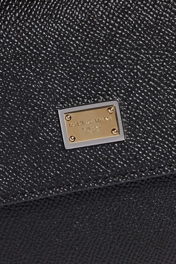 Dolce & Gabbana Sicily Pebbled-leather Tote