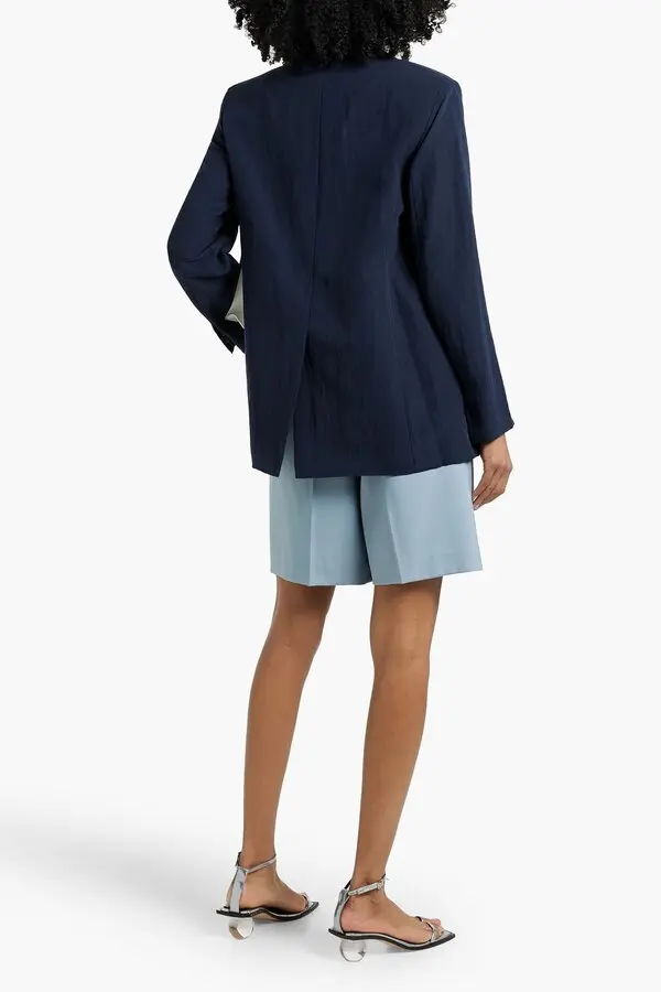 Vince Tencel™ Lyocell-blend Blazer - Navy