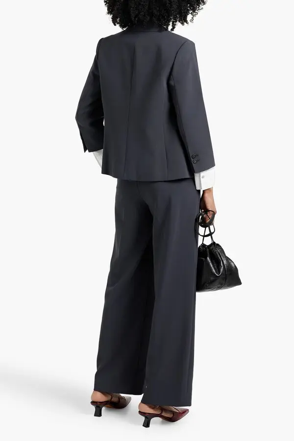 Vince Woven Blazer - Charcoal