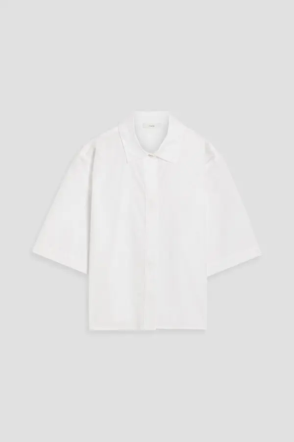 Vince Cotton-poplin Shirt - White