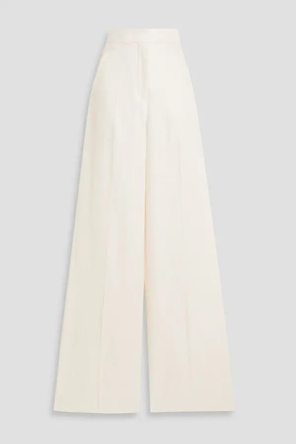 Max Mara Hangar Linen-twill Wide-leg Pants