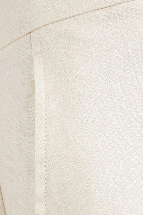 Max Mara Hangar Linen-twill Wide-leg Pants