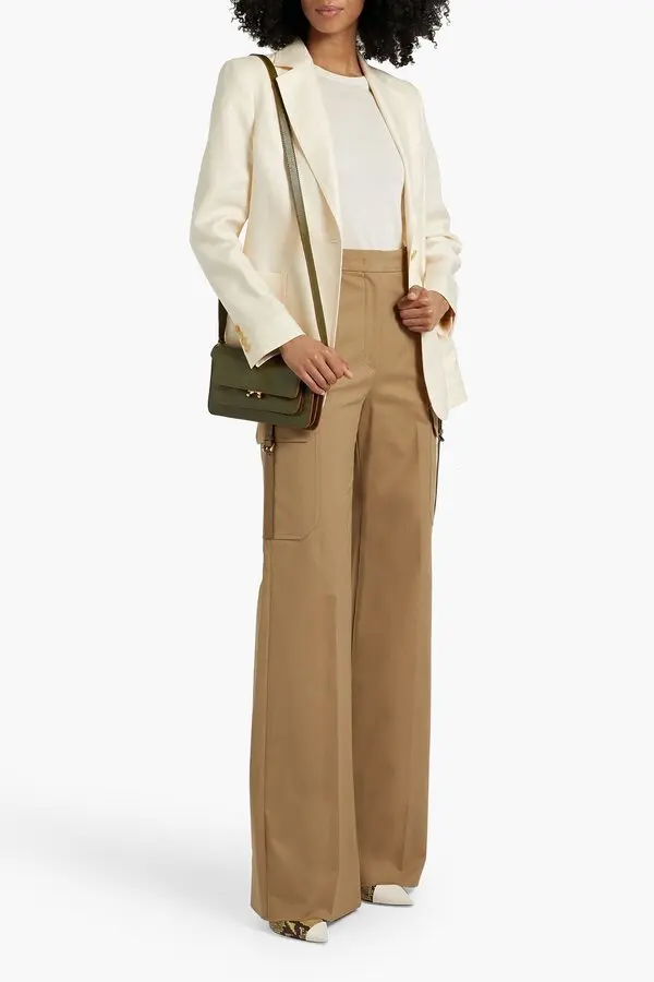Max Mara Boemia Linen-twill Blazer - Ivory