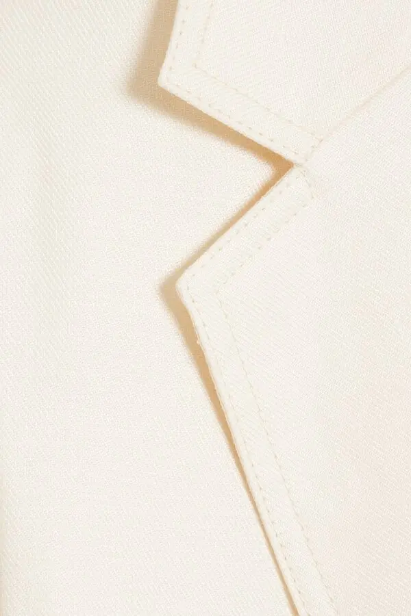 Max Mara Boemia Linen-twill Blazer - Ivory