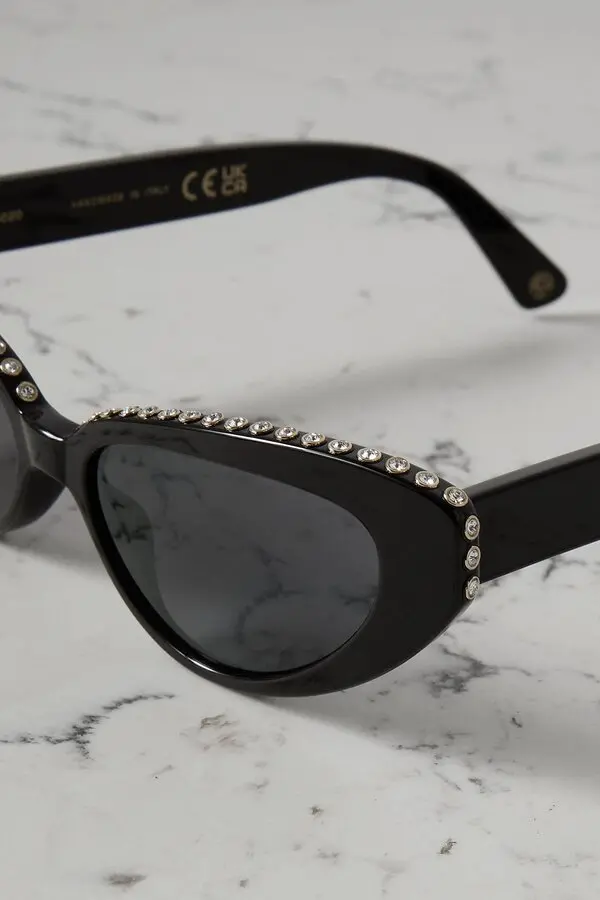Kimeze Damba Cat-Eye Acetate Sunglasses In Black - 65% Off 