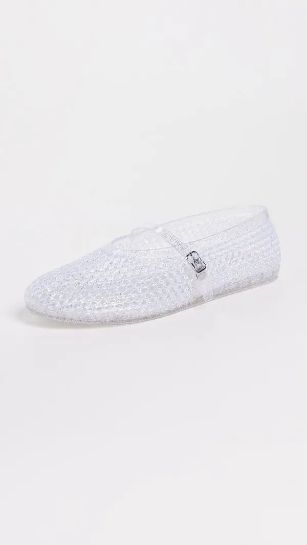 Intentionally Blank Classy Jelly Flats - Crystal