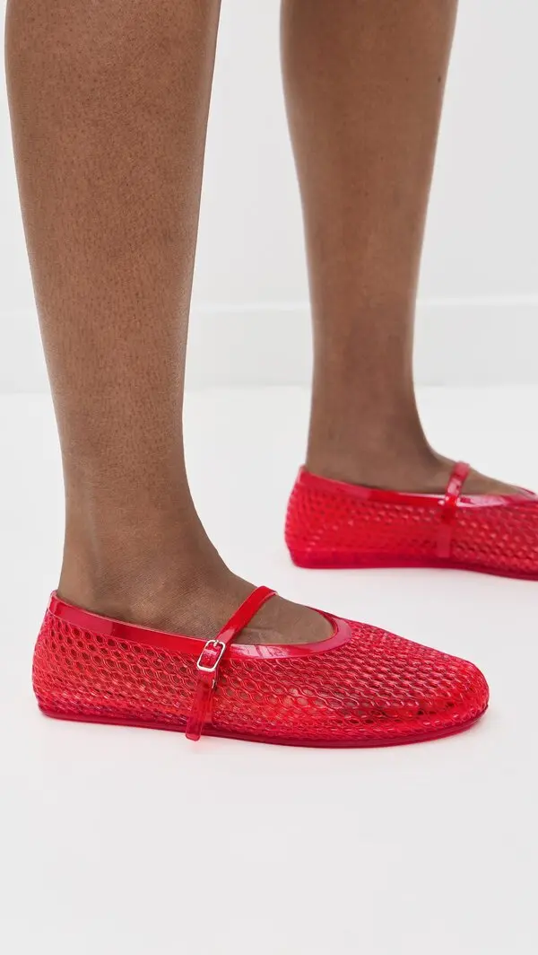 Intentionally Blank Pvc Flats - Cherry