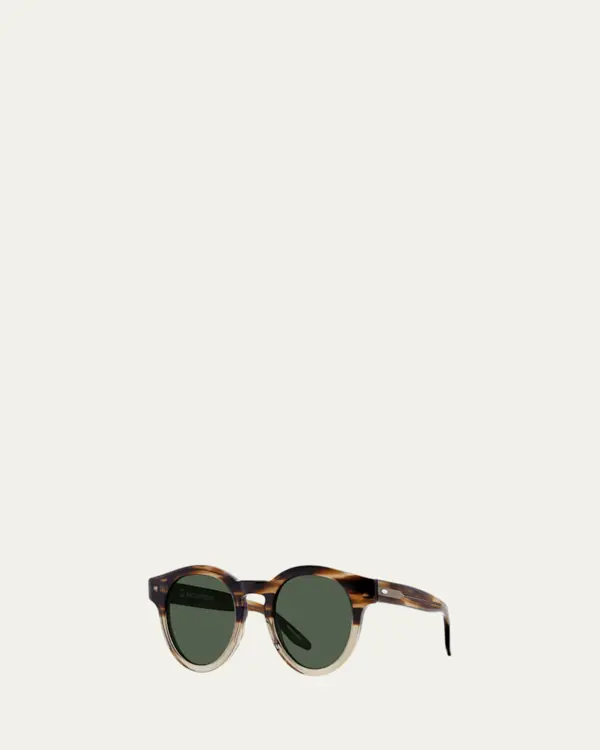 Barton Perreira Oxford Round Sunglasses
