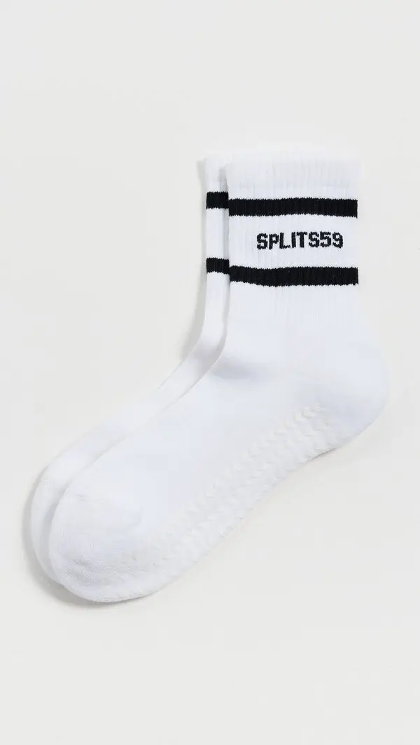 Splits59 Logo Stripe Quarter Socks